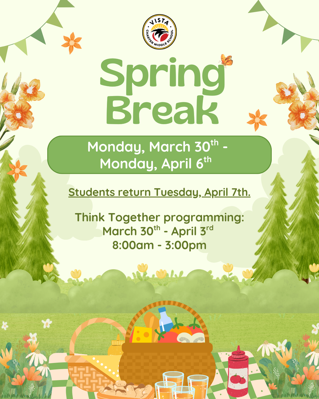 Spring Break 26' | Vacaciones de primavera 26'
